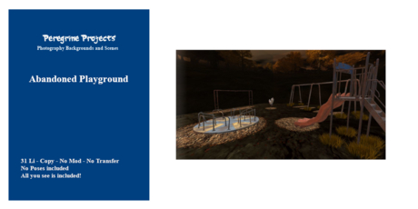 Second Life Marketplace - Peregrine_Project - Abandoned Playground